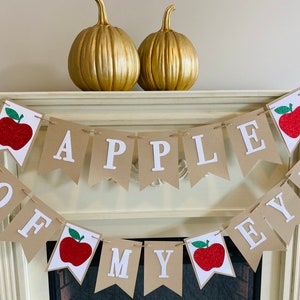 Apple Birthday Party . Apple Birthday Decorations.apple of My - Etsy