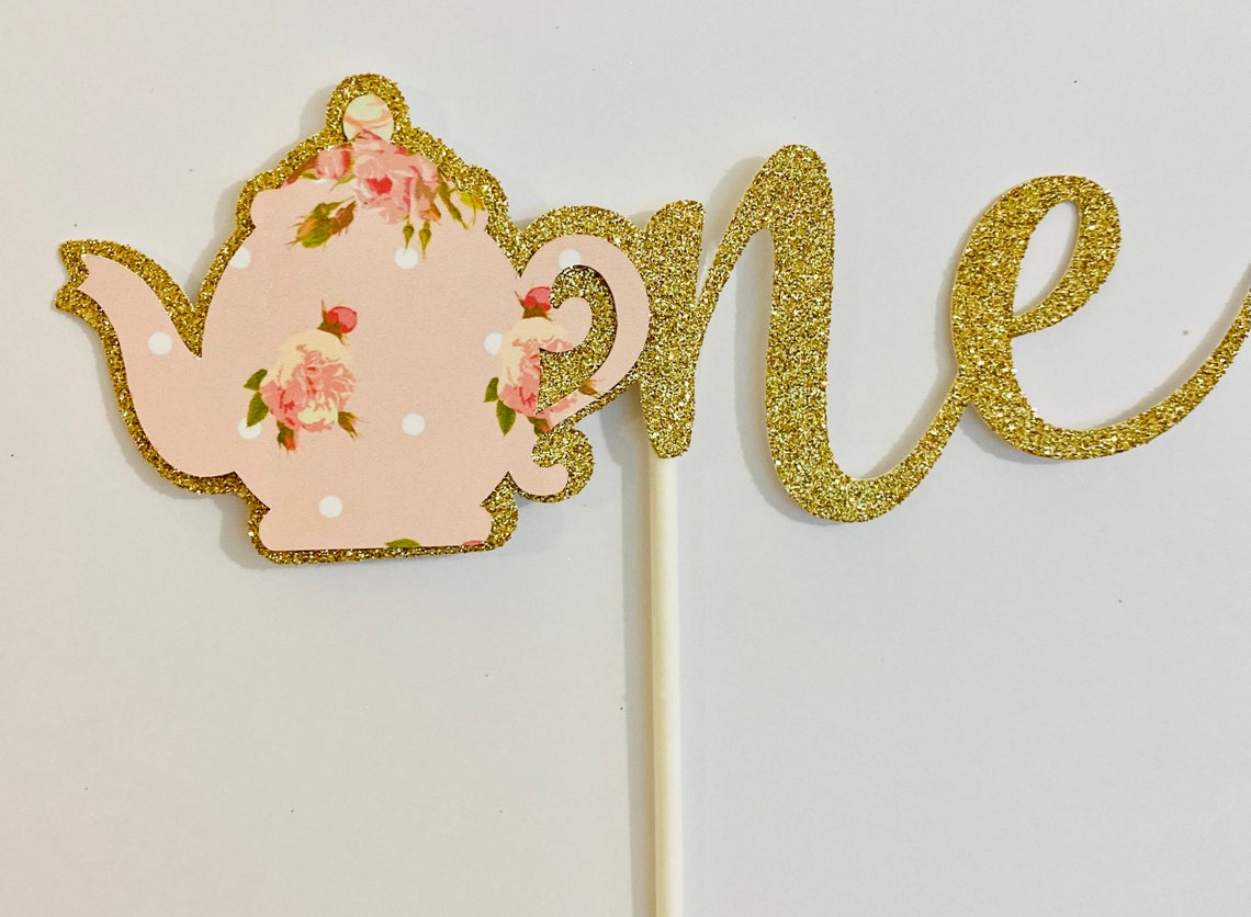 Tea Party Birthday Banner Tea for Two tea Pot Banner - Etsy