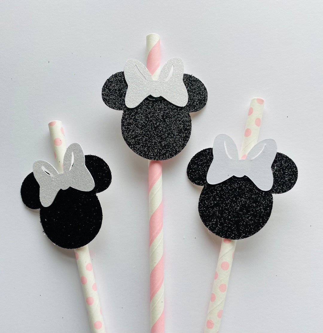 Minnie Mouse 1st Birthday Party Straws. Minnie Mouse Party Straws ...