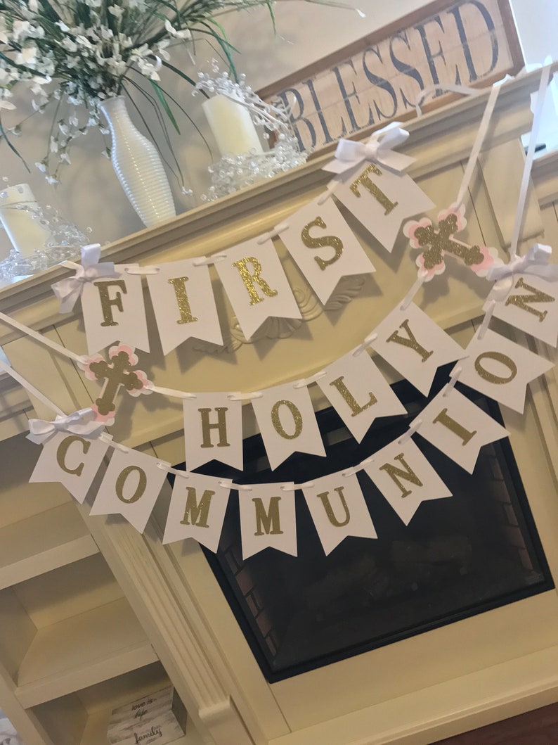 First Holy Communion Decorations First Communion Banner | Etsy
