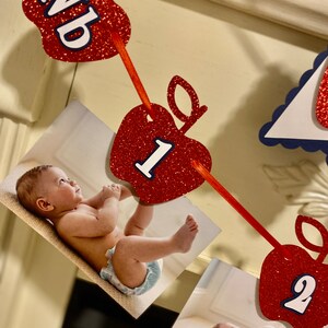 Apple Birthday Decorations, Apple Photo Banner Apple High Chair Banner ...