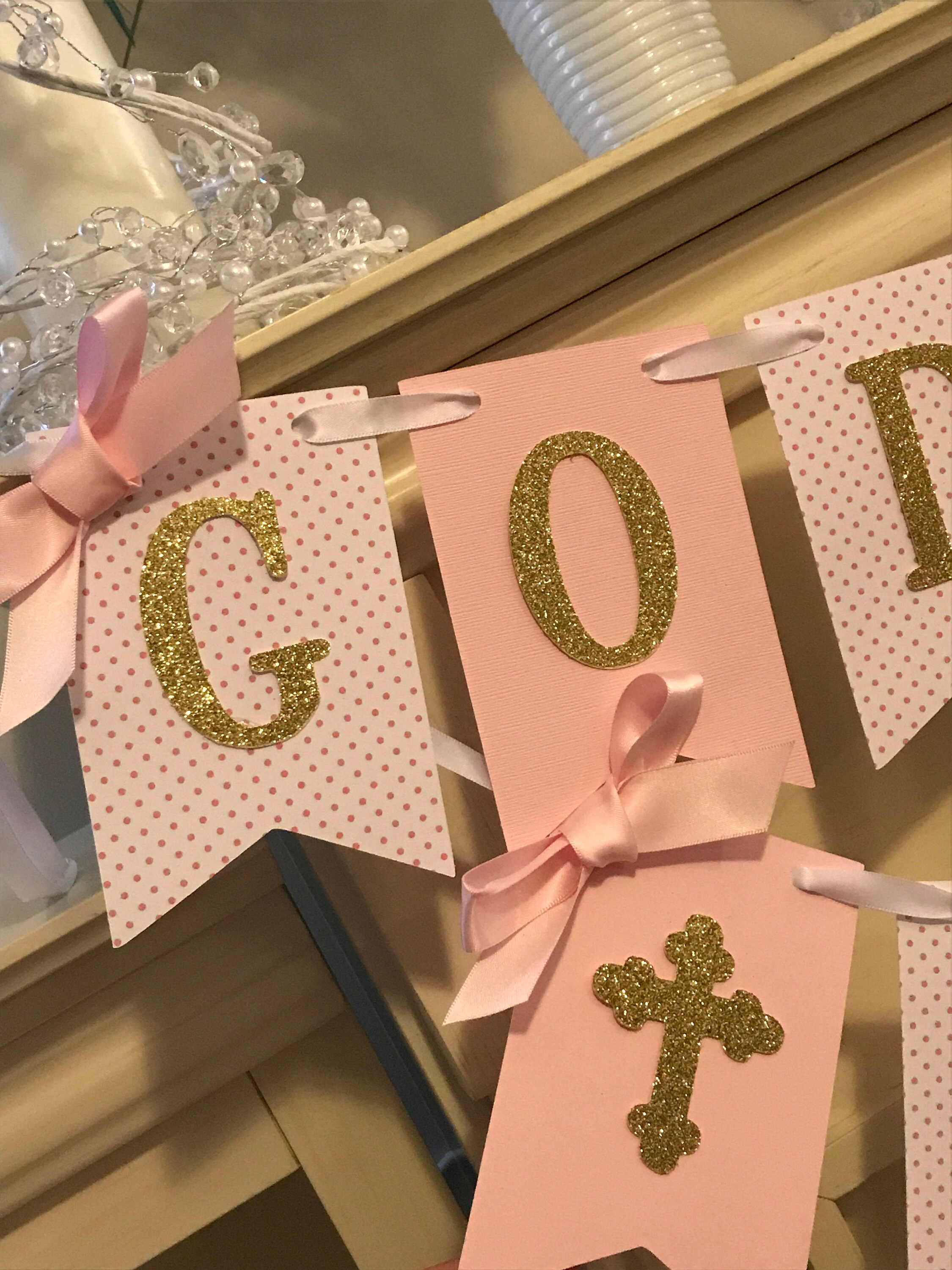 Baptism Banner Baptism Decorations christening Banner - Etsy