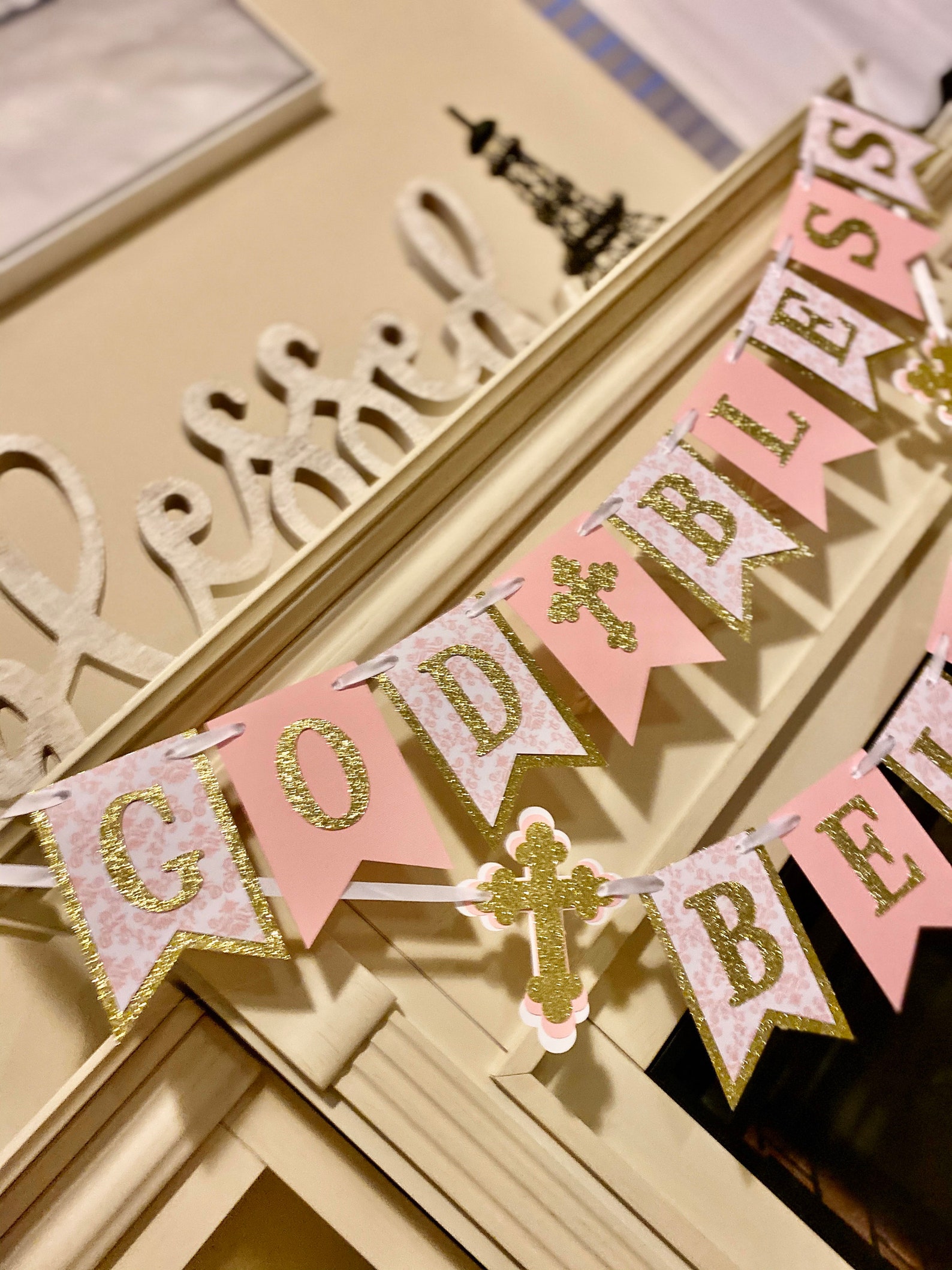 Baptism Decorations Christening Decorations Girl Baptism | Etsy