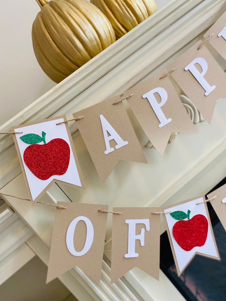Apple Birthday Party . Apple Birthday Decorations.apple of My - Etsy