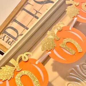 Pumpkin Birthday High Chair Banner Little Pumpkin Birthday - Etsy