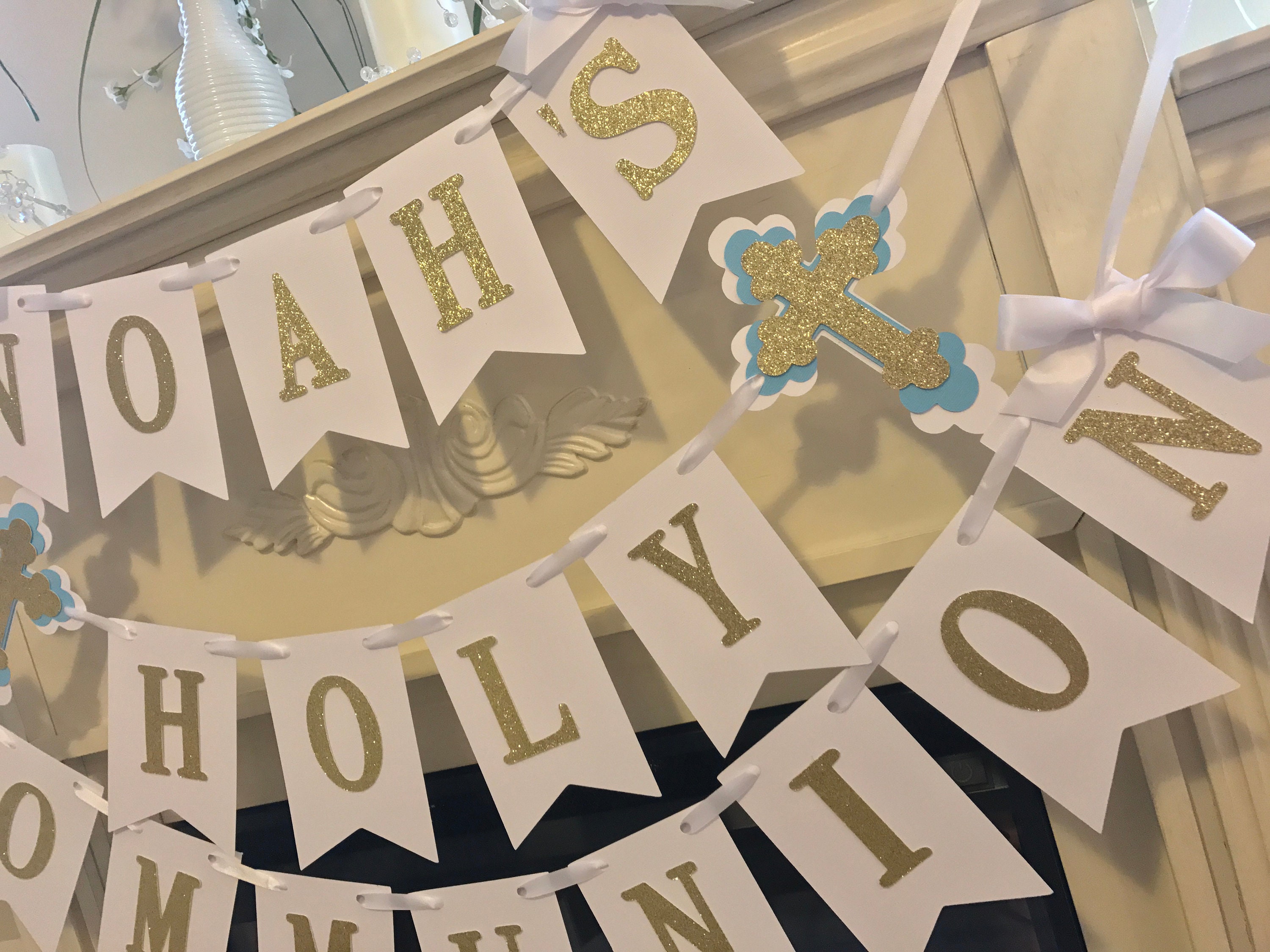 First Communion Banner First Holy Communion Decorations | Etsy