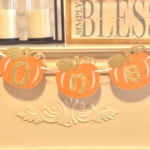 Pumpkin Birthday High Chair Banner Little Pumpkin Birthday - Etsy