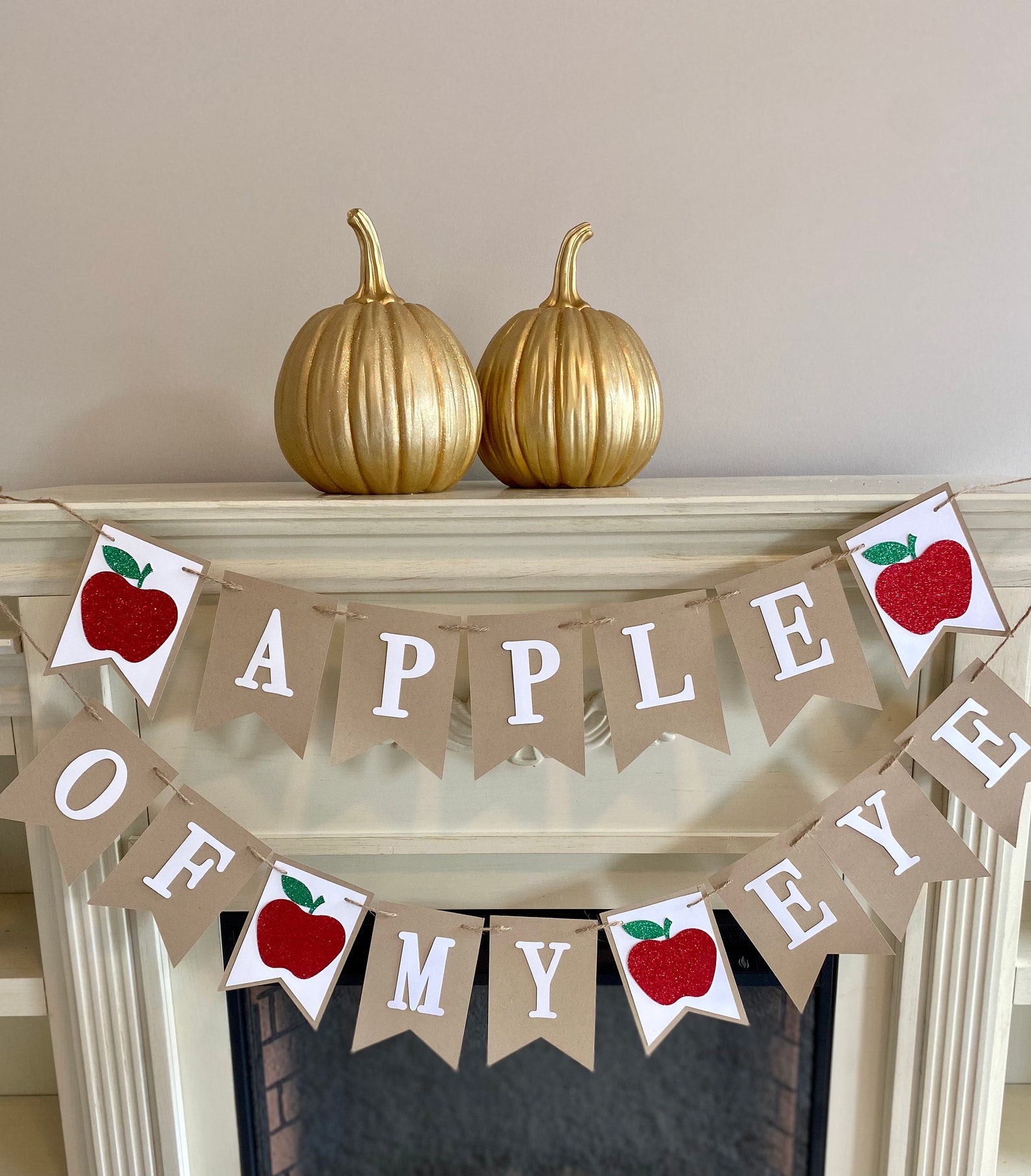 Apple Birthday Party . Apple Birthday Decorations.apple of My - Etsy