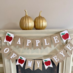 Apple Birthday Party . Apple Birthday Decorations.apple of My - Etsy