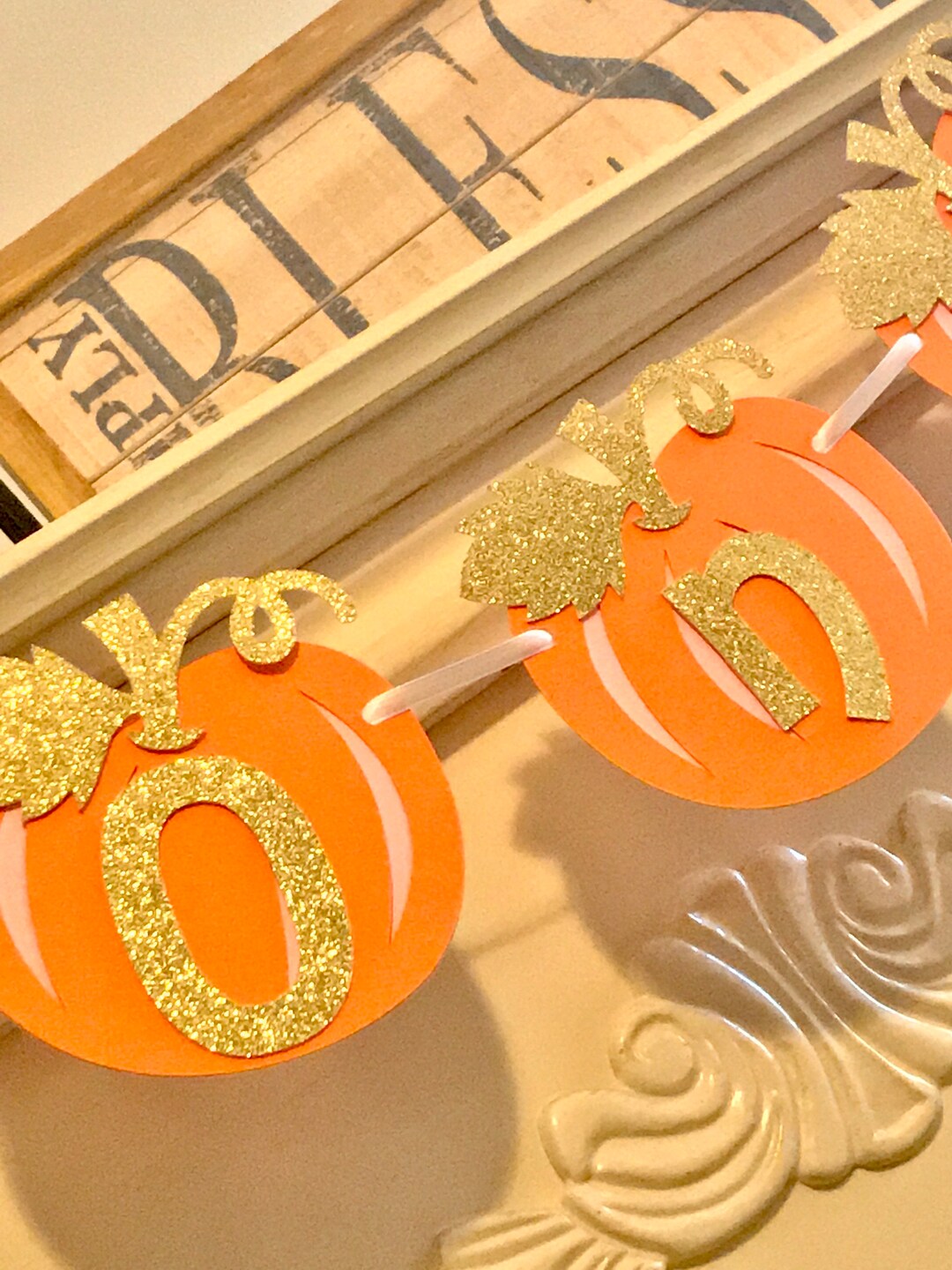 Pumpkin Birthday High Chair Banner Little Pumpkin Birthday - Etsy