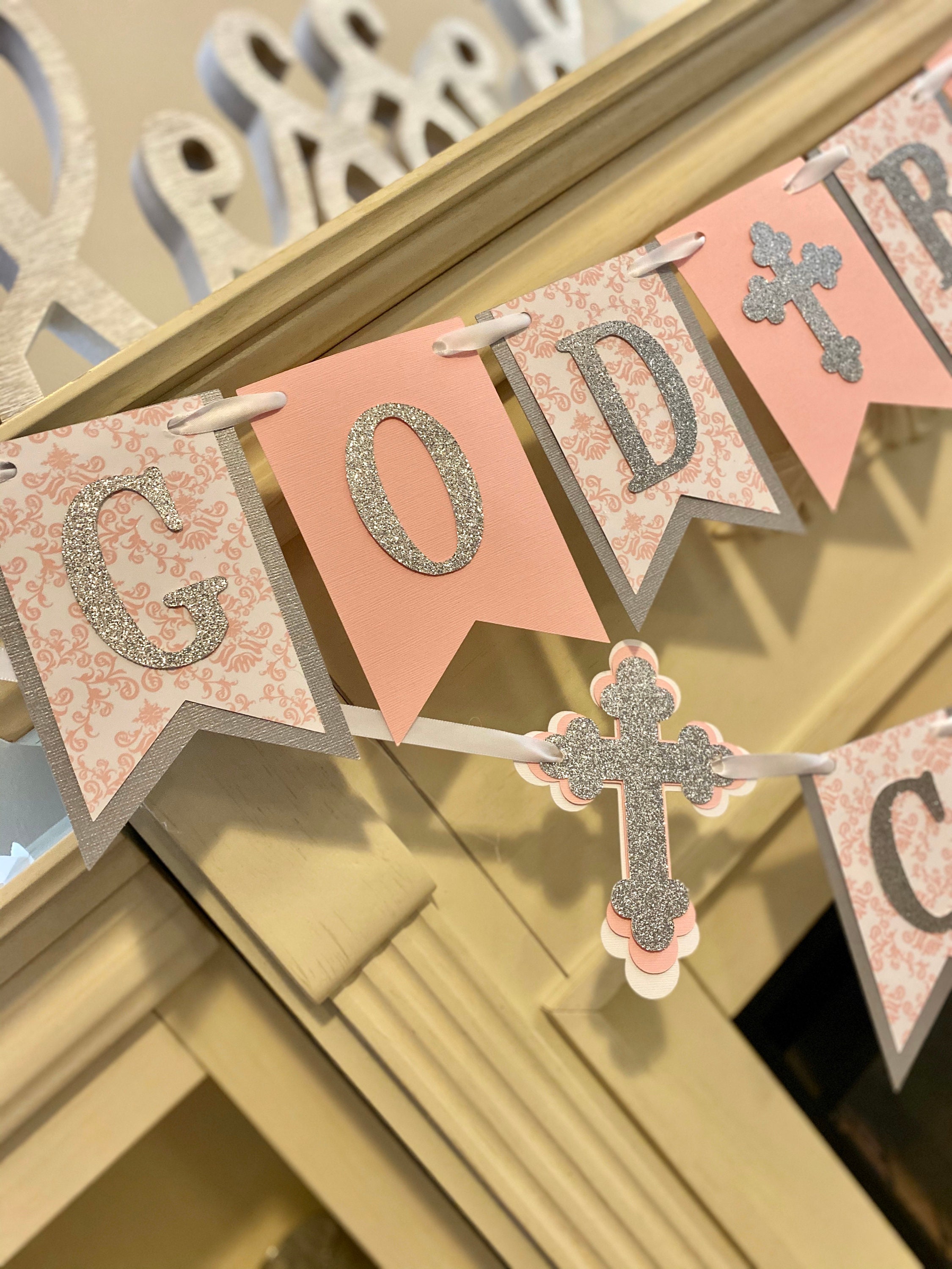 Baptism Banner Christening Banner First Communion Banner | Etsy