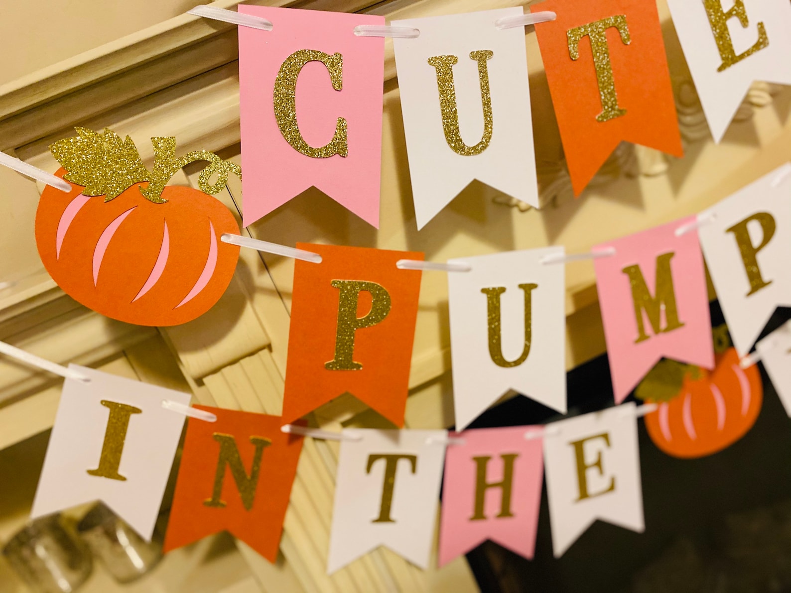 Pumpkin Birthday Banner Pumpkin 1st Birthdaycutest Pumpkin - Etsy