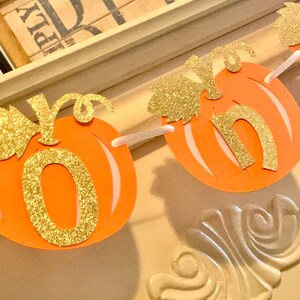 Pumpkin Birthday High Chair Banner Little Pumpkin Birthday - Etsy