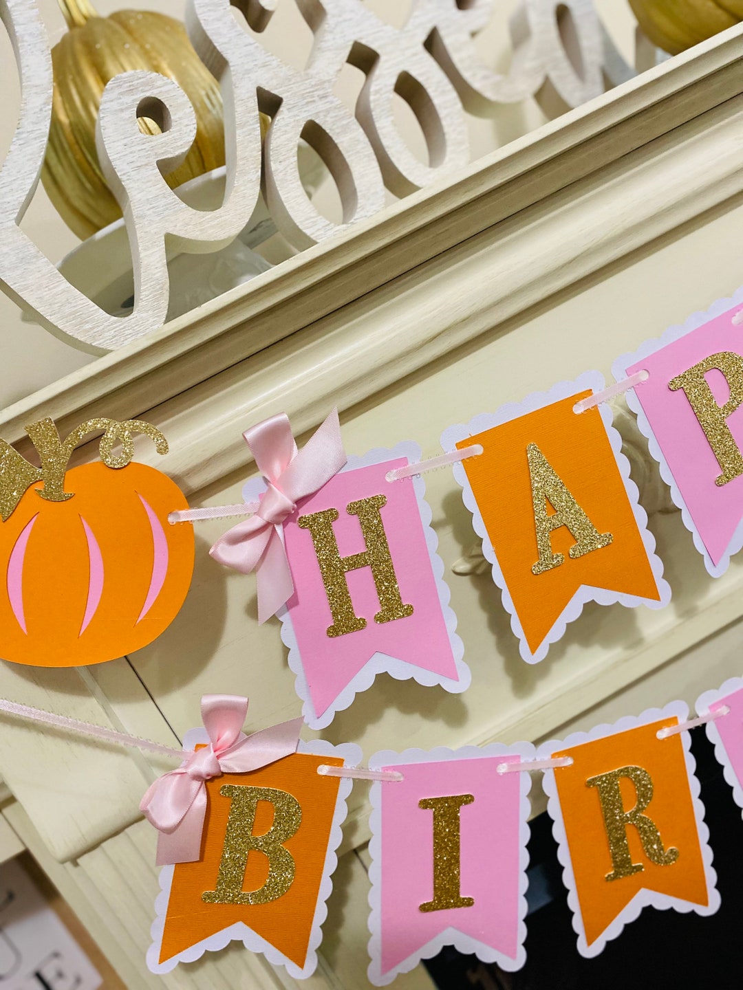Pumpkin Birthday Banner, Little Pumpkin, Pumpkin 1st Birthday ,pumpkin ...