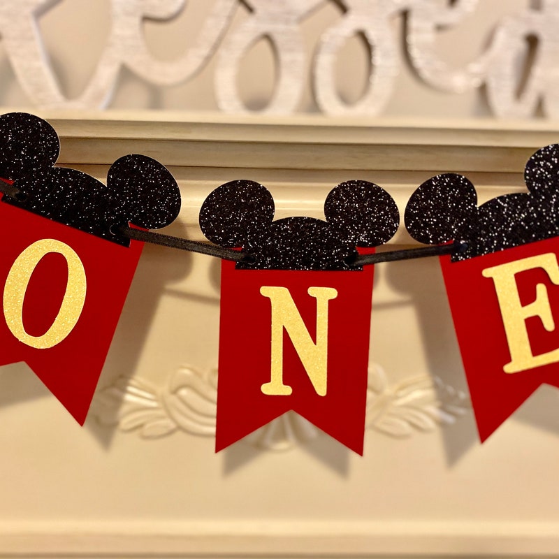 Mickey Mouse Banner - Etsy
