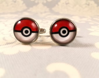 Pokeball Cufflinks | Etsy