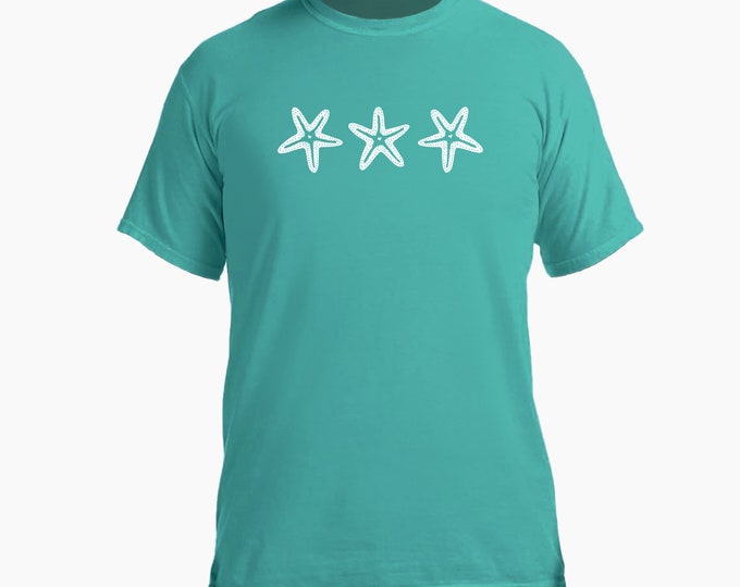 Three Starfish Tshirt Comfort Colors - Etsy