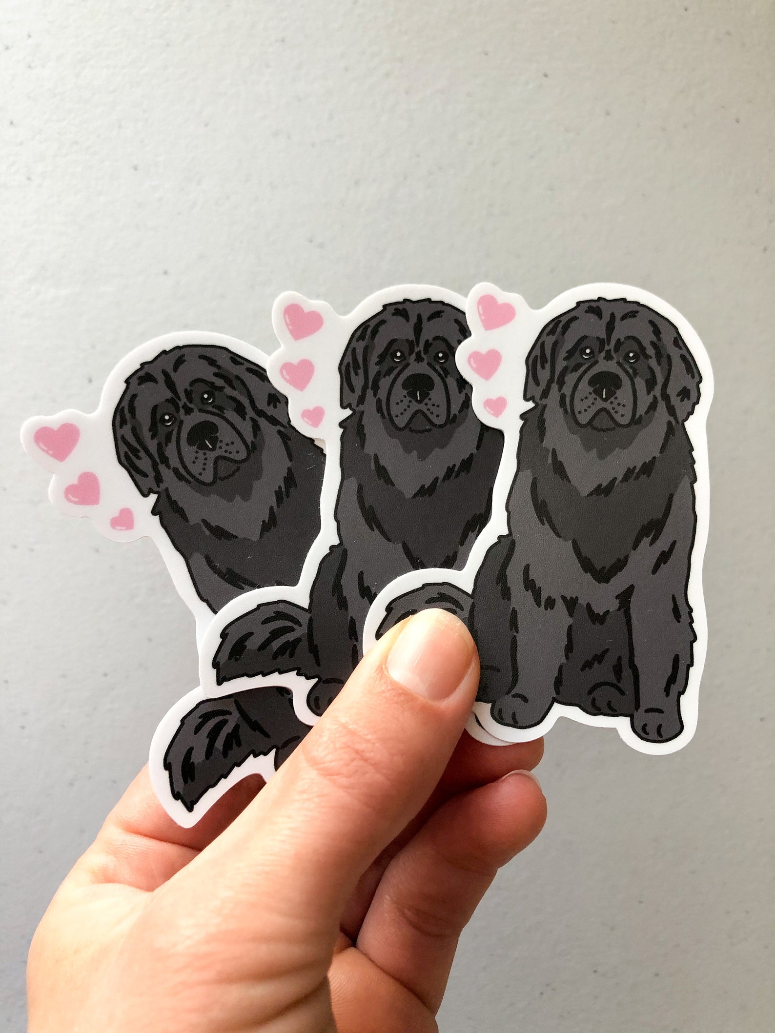 Newfie Vinyl Sticker | Newfoundland Dog Gift - Etsy