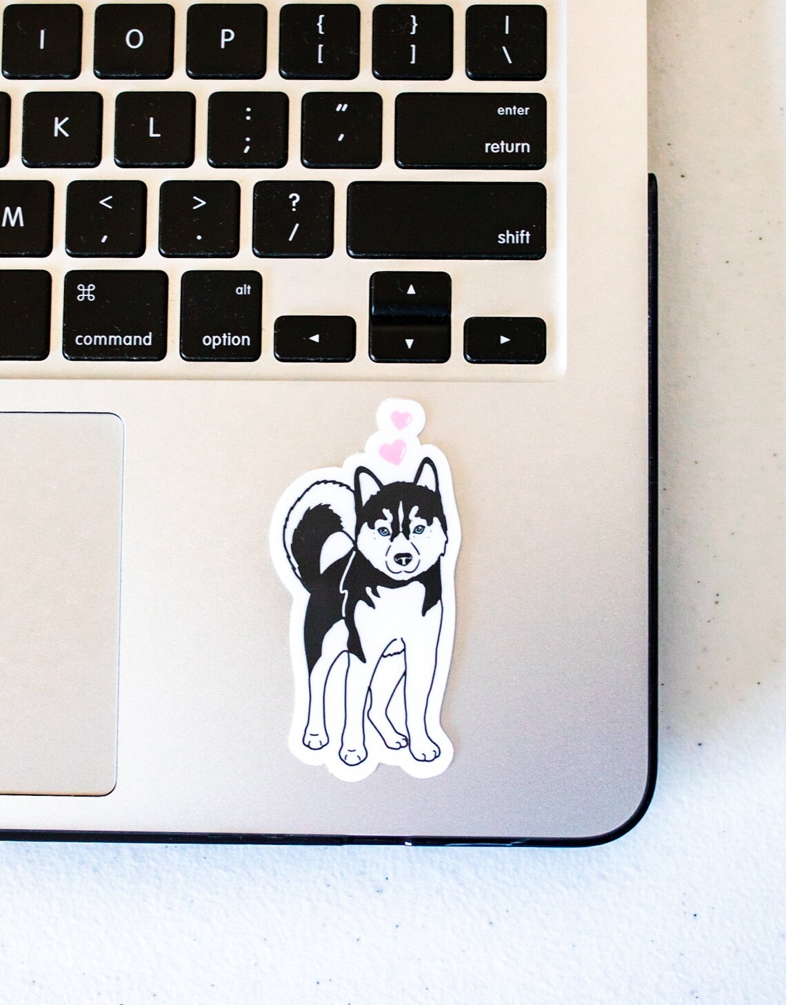 Siberian Husky Vinyl Sticker - Etsy