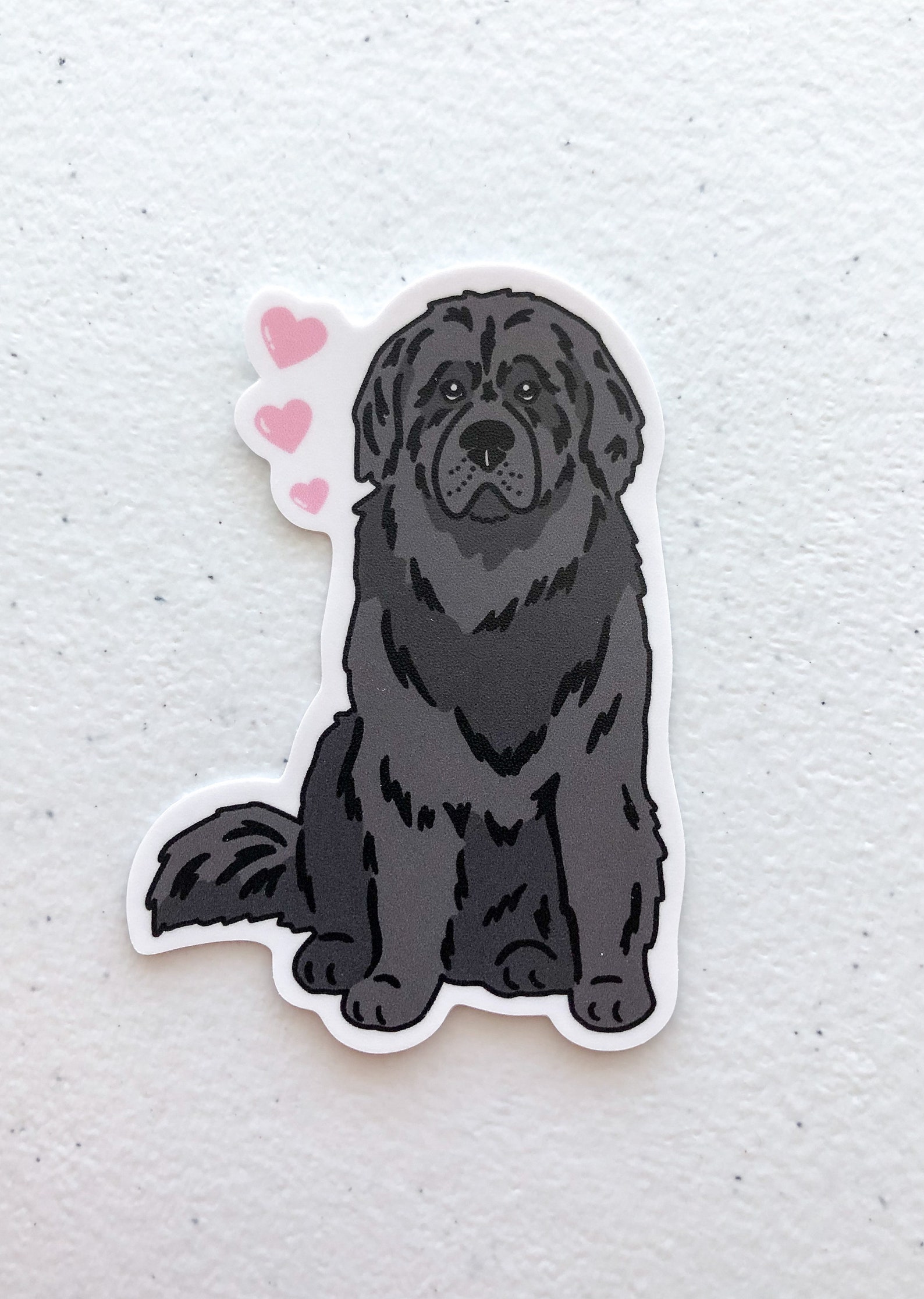 Newfie Vinyl Sticker | Newfoundland Dog Gift - Etsy