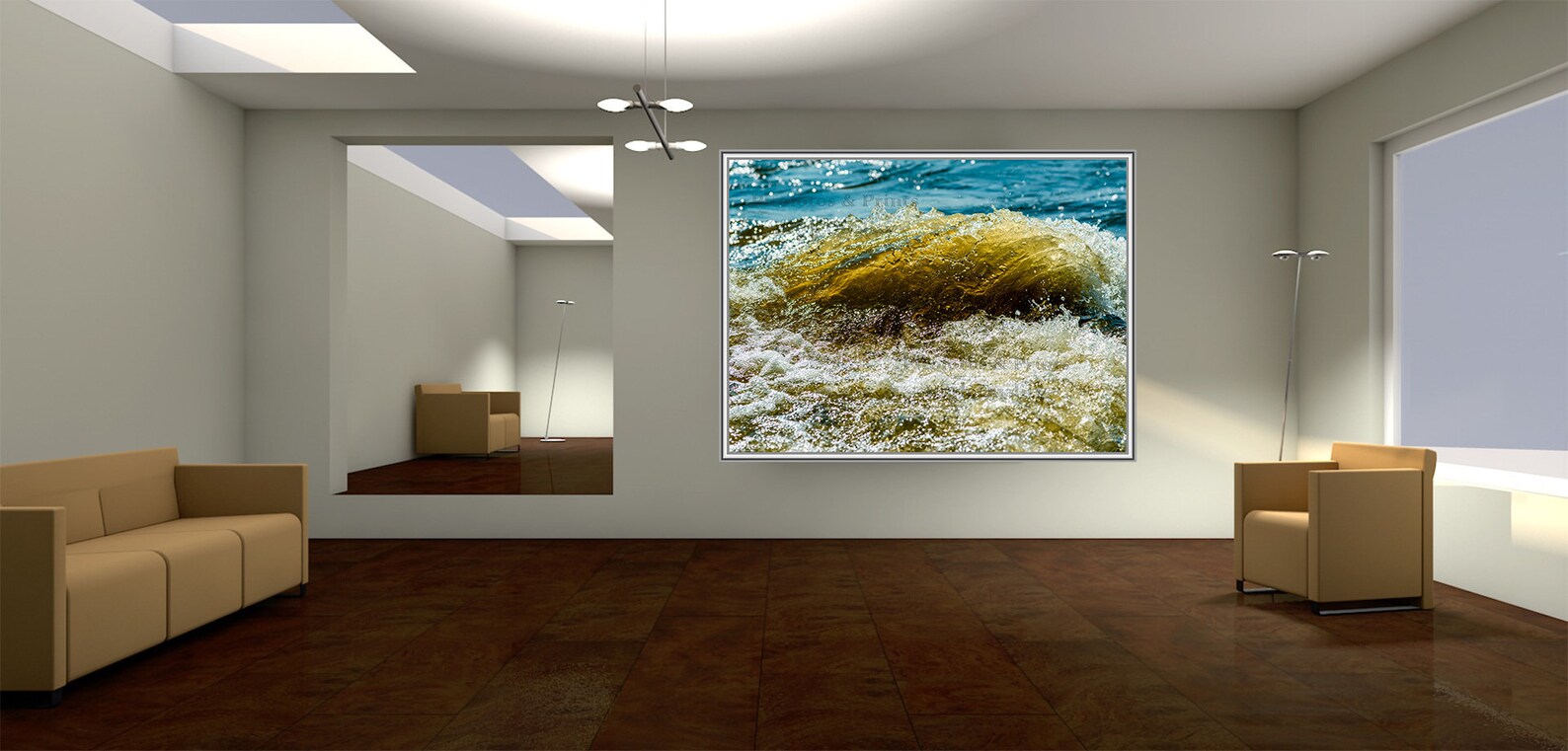 Water Wall Print Home Decor Art Waves Wall Art Digital - Etsy