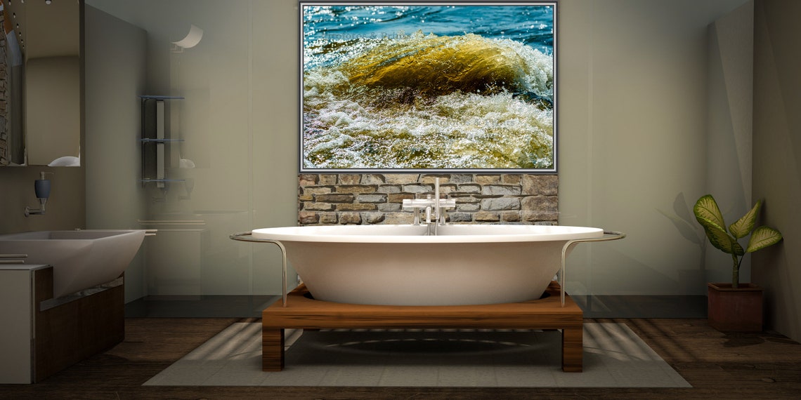 Water Wall Print Home Decor Art Waves Wall Art Digital - Etsy