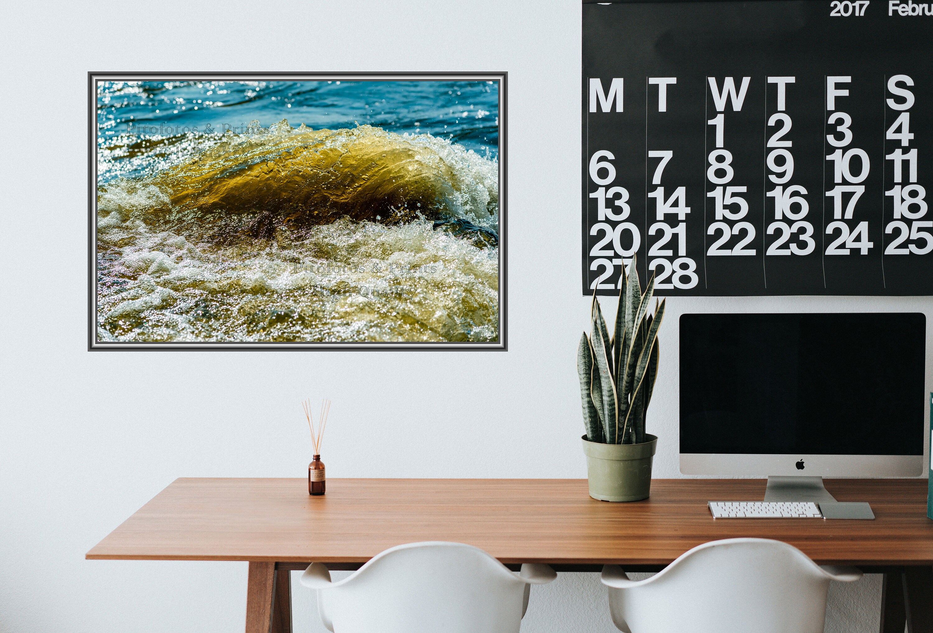 Water Wall Print Home Decor Art Waves Wall Art Digital - Etsy