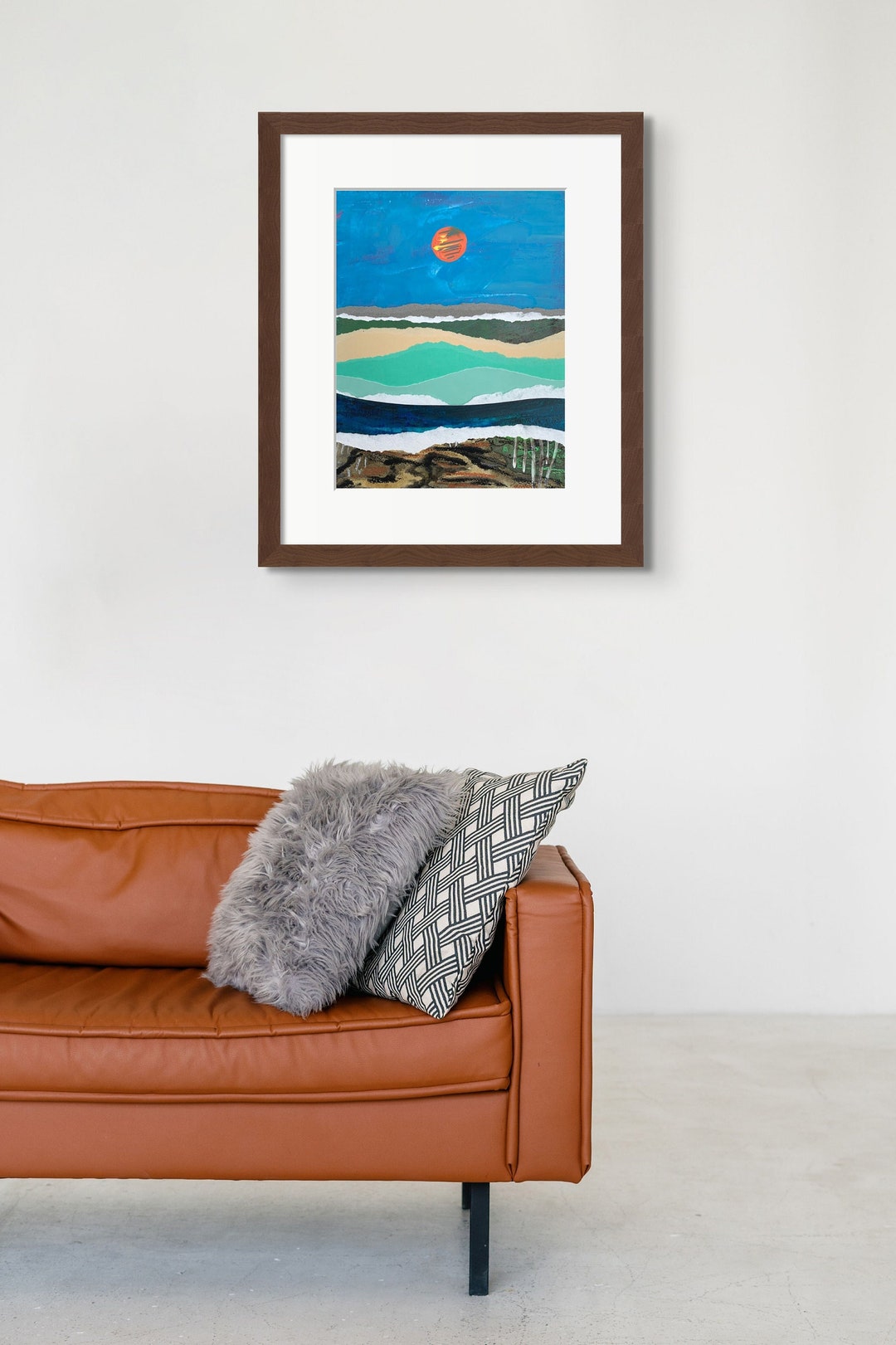 Ocean Painting great North Original Art - Etsy