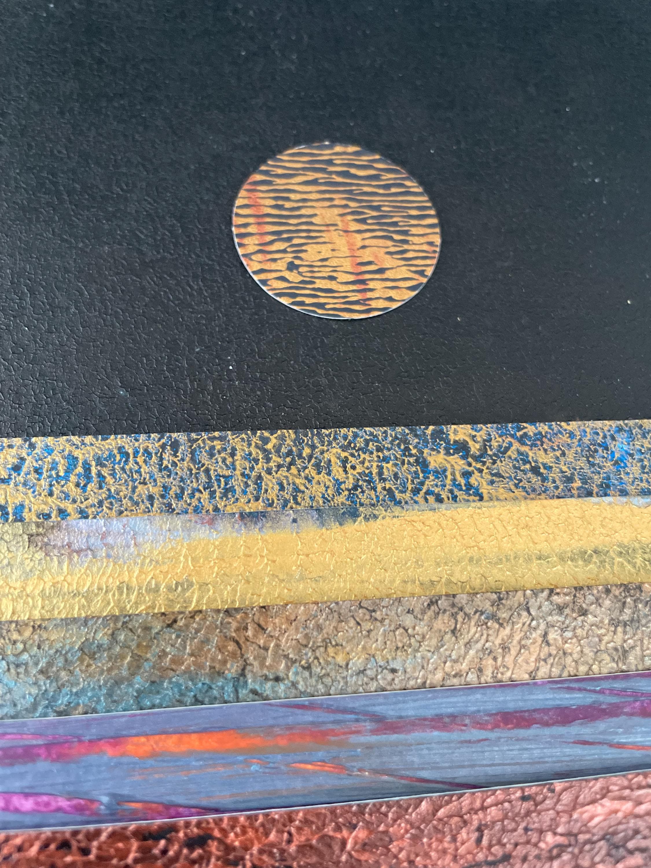 Original Artwork With Layers - Collage Painting - Gold Texture - Etsy