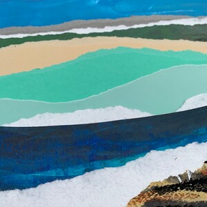 Ocean Painting great North Original Art - Etsy