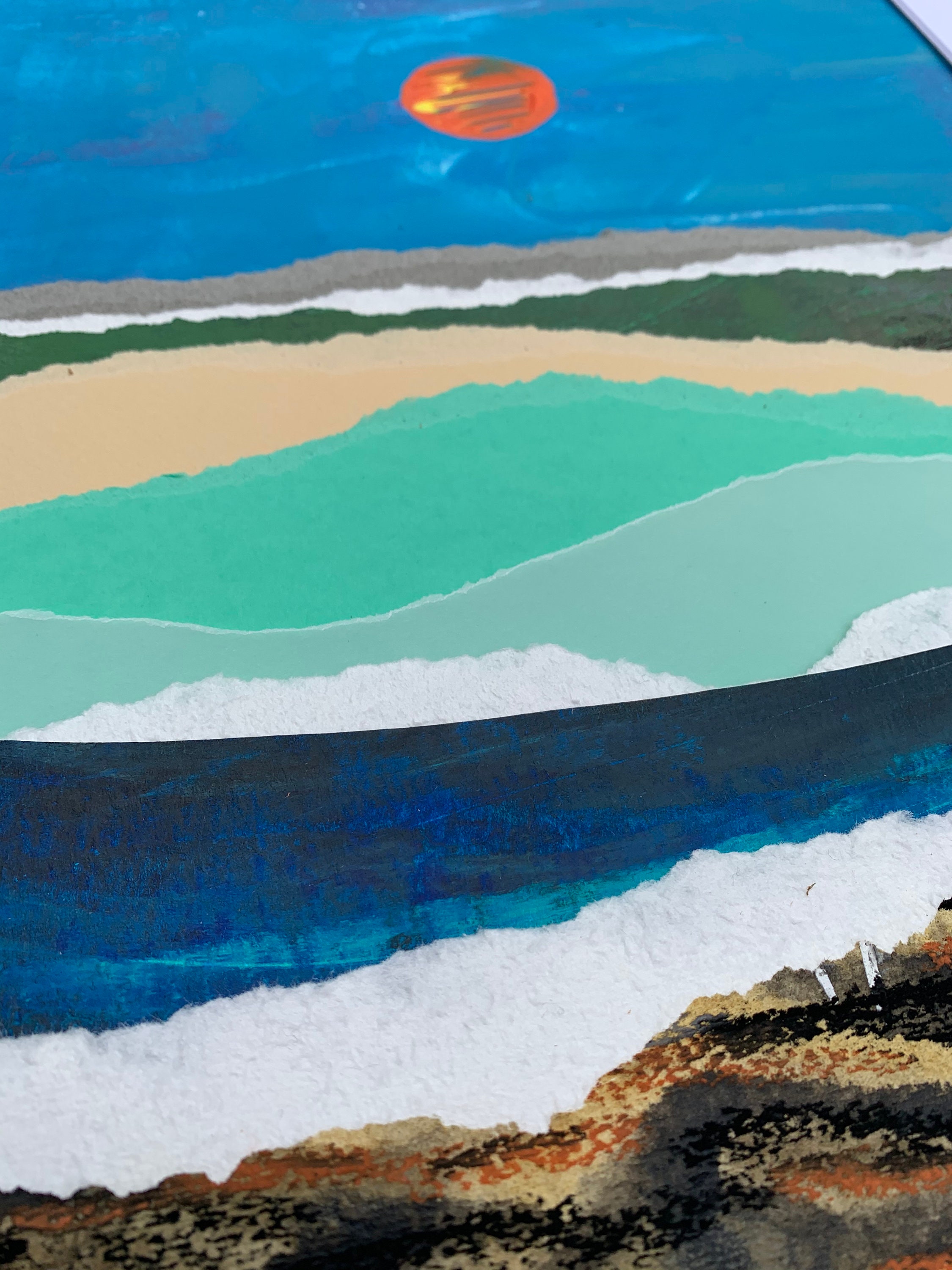 Ocean Painting great North Original Art - Etsy