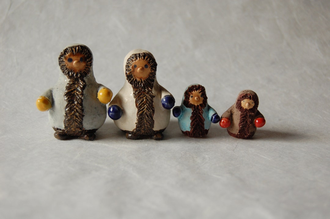Eskimo Family, Set Box Figures Winter Landscape, Gift - Etsy