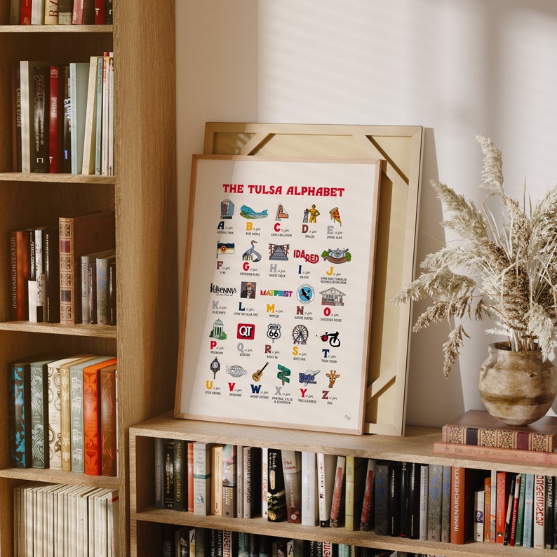 The Tulsa Alphabet - Hiqh-quality Art Print - Etsy
