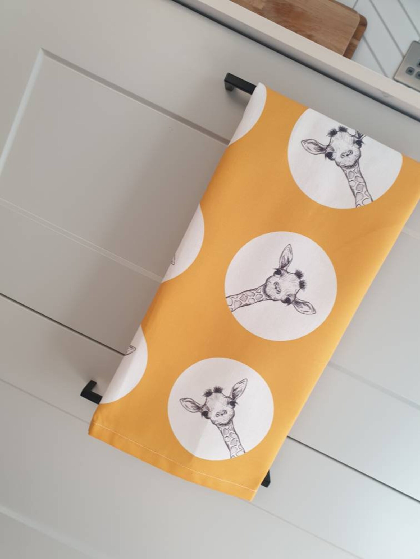 Giraffe Tea Towel Yellow Giraffe Tea Towel Baby Giraffe Tea - Etsy