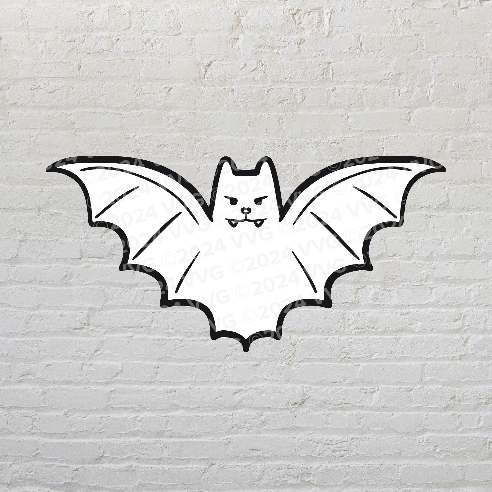 Halloween Coloring Sheet Bat Printable Banner Garland Bunting Digital ...