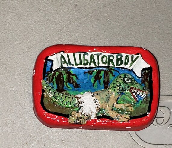 Alligator Boy sideshow/freakshow Banner Pillbox | Etsy