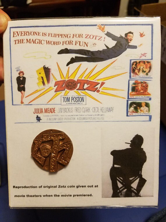 Zotz Movie Promo Coin Reproduction. - Etsy