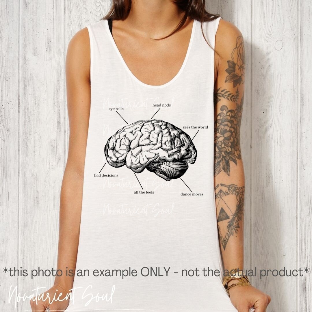 DIGITAL SVG, PNG File | Emo | Brain | Image | Sublimation | Graphic ...