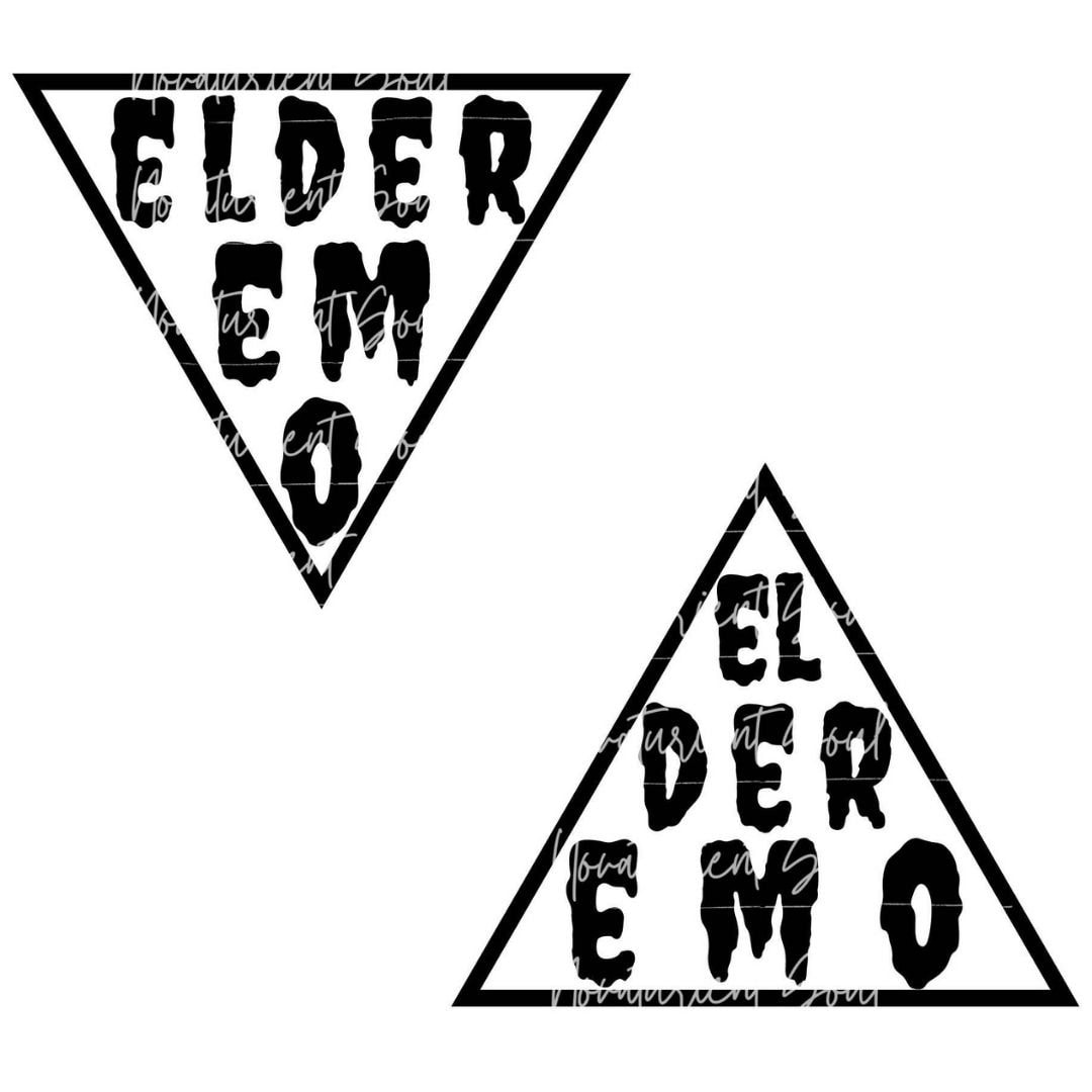 DIGITAL SVG, PNG File | Emo | Triangle | Image | Sublimation | Graphic ...