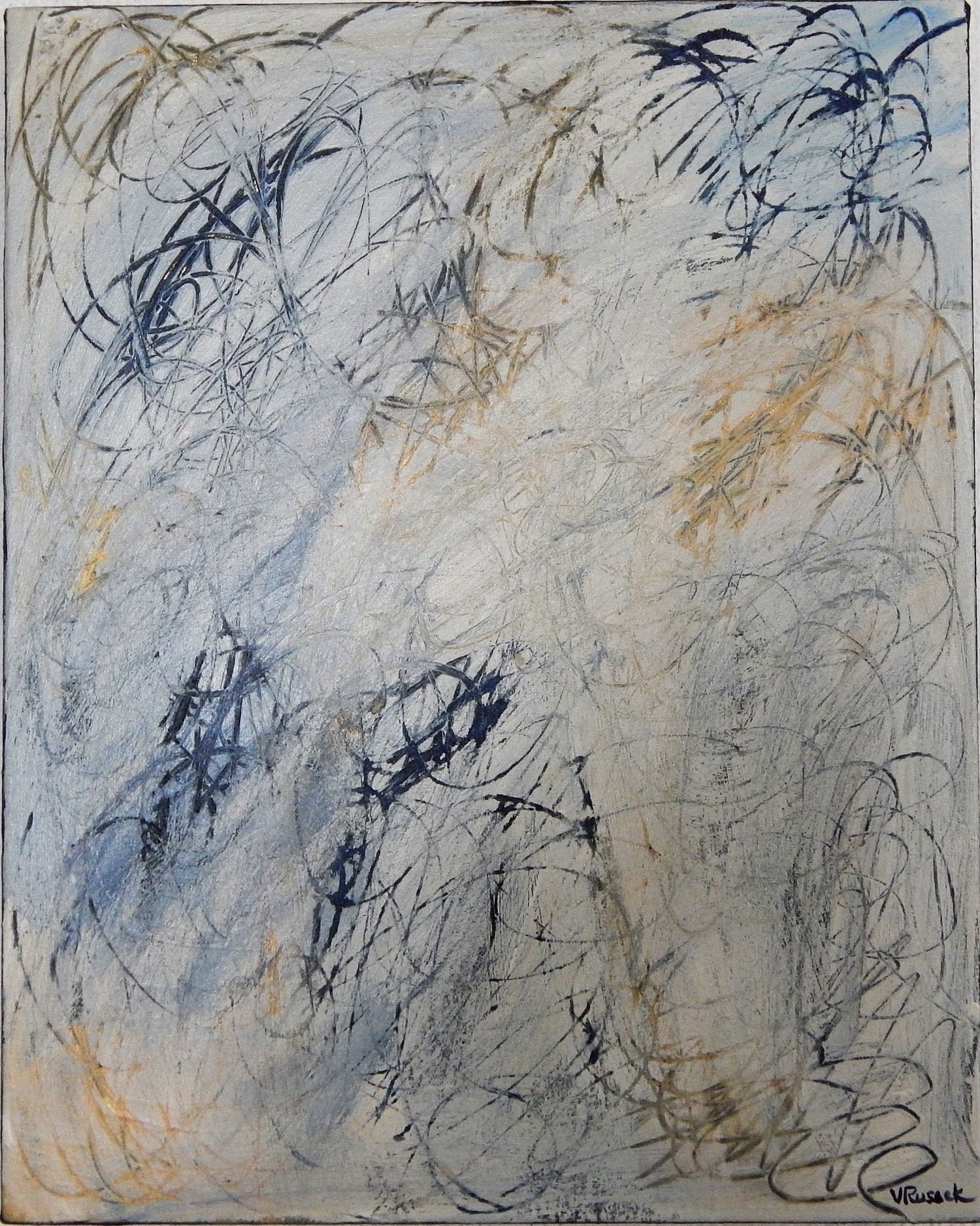 STORM VIBES Original-Gemälde auf Leinwand abstrakte Acryl | Etsy