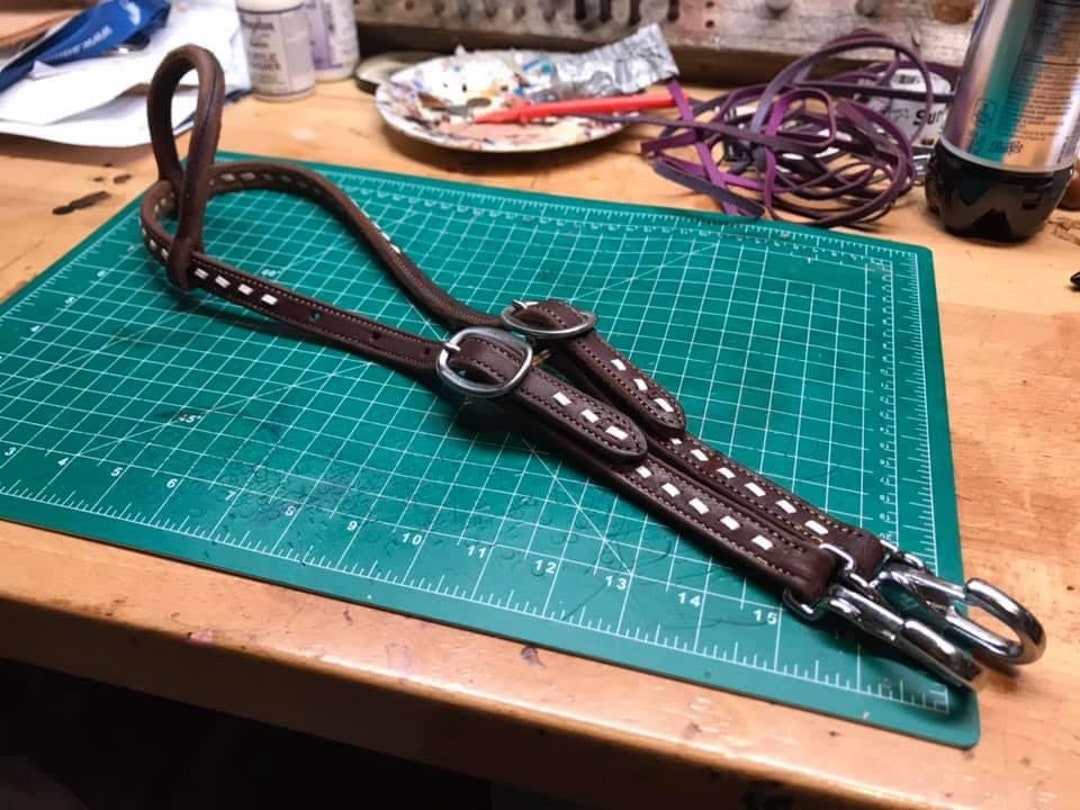Custom Quick Change Headstall With Buckstitching - Etsy