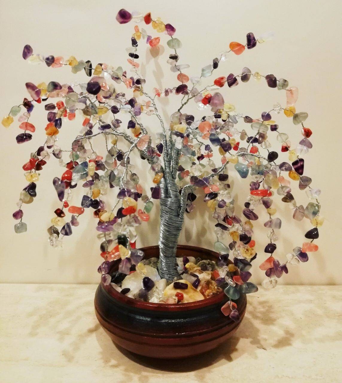 Crystal Trees - 10% Bitcoin Back // Chakra Tree / Gemstone Tree ...