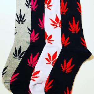 Side Hustle Socks Weed Socks Not Huff Socks Stem Socks | Etsy