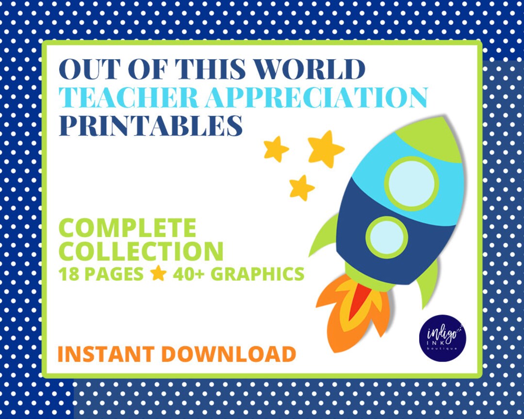 Teacher Appreciation Week Out of This World Space Printables ...