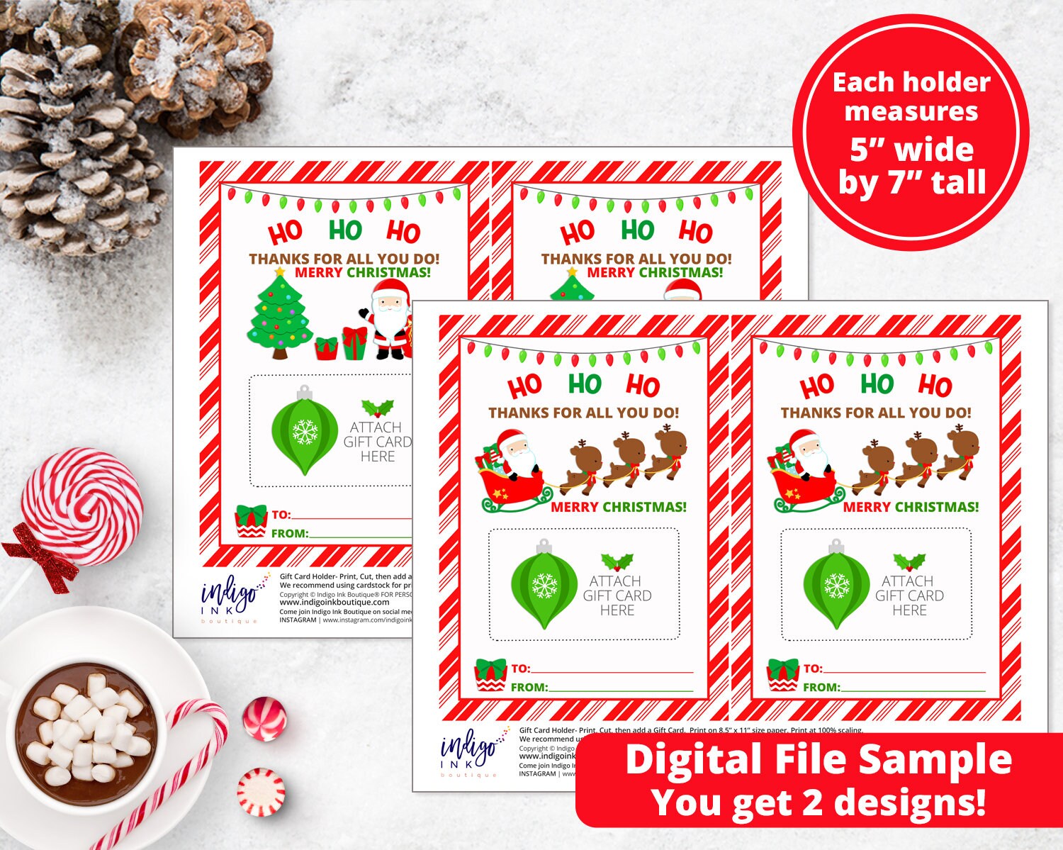 Christmas Gift Card Holder Teacher Gift Card Teacher - Etsy