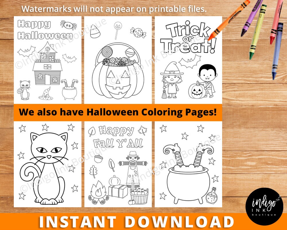 Halloween Bag Topper Printable Halloween Treat Bag Toppers | Etsy