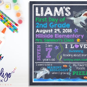Science First Day of School Sign | Custom Chalkboard Sign | 1st Day of ...