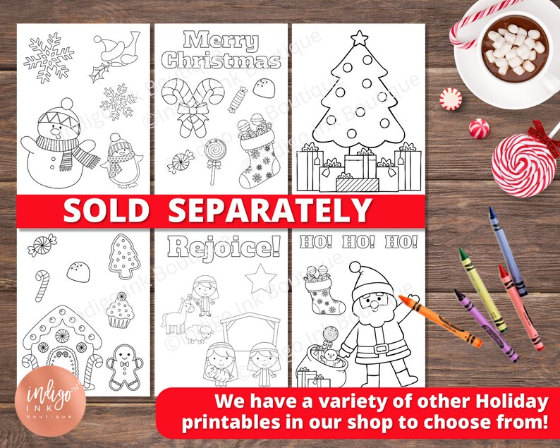 Candy Cane Gram Christmas Tags INSTANT DOWNLOAD Santa Favor - Etsy