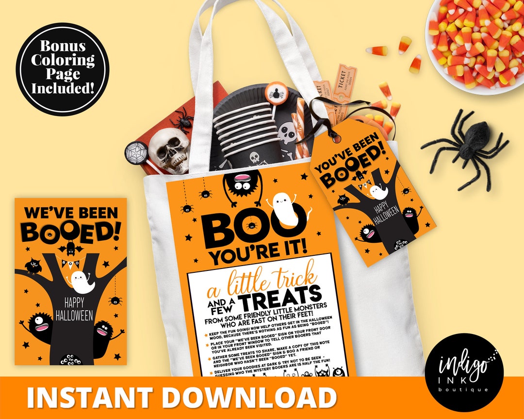 You've Been Booed Kit INSTANT DOWNLOAD | We’ve Been Booed Tags ...