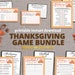 Thanksgiving Games Printable Bundle 5 Thanksgiving Party - Etsy